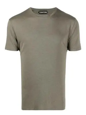 TOM FORD Round Neck T-shirt - Gray