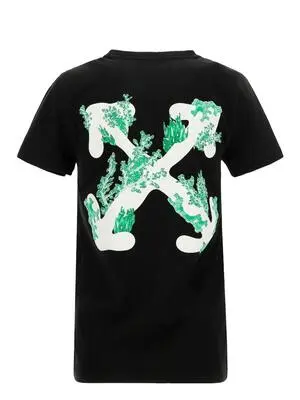 Off-White Arrows" Logo Printed T-shirt - Black