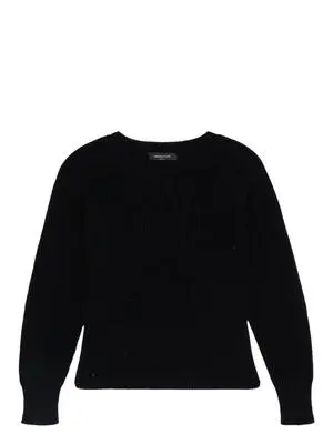 Fabiana Filippi Sequin Embellished Crew Neck Sweater - Black