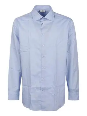 Etro Collared Button-up Shirt - Blue