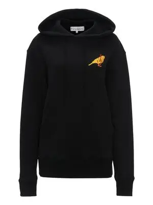 J.W.ANDERSON J.W.Anderson Embroidered Organic Cotton Hoodie