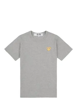 Play Comme Des Garcon Short-sleeved T-shirt Gray