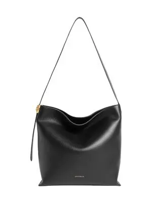 COCCINELLE C-me Logo Printed Hobo Bag - Black