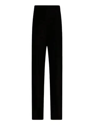 Etro High-waisted Elastic Waist Casual Pants - Black