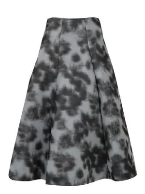 PHILOSOPHY DI LORENZO SERAFINI Philosophy Di Lorenzo Serafini Watercolor Print Midi Skirt