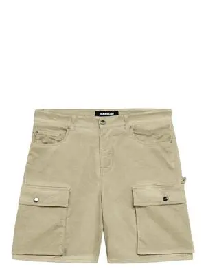 BARROW Cargo Shorts With Logo Detail - Sabbia/sand