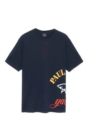 PAUL  SHARK Logo Logo Short-sleeved T-shirt - Black