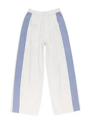 Acne Studios Elasticated Waist Pants With Contrasting Panels - White