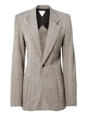Bottega Veneta Single Breasted Blazer - Gray