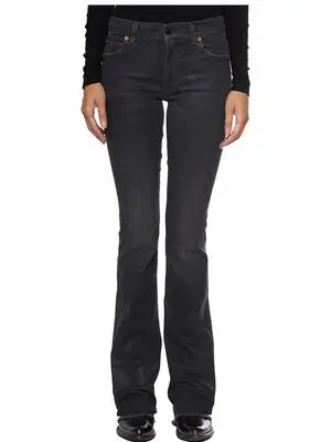 HAIKURE Five-pocket Denim Trousers - Black