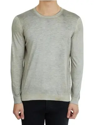 Avant Toi Crew Neck Cashmere Sweater - Gray