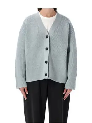 Studio Nicholson Whitt" Ribbed Cardigan - Gray