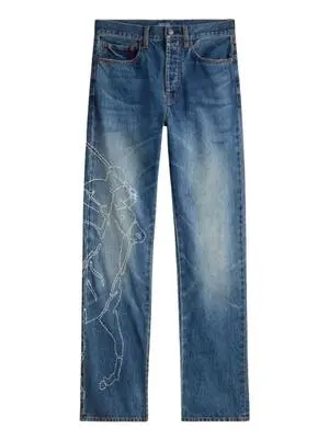 Polo Ralph Lauren Embroidered Jeans - Blue