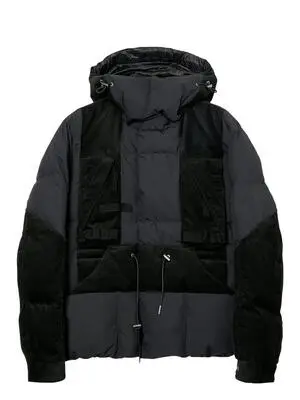Sacai Patchwork Down Jacket - Black