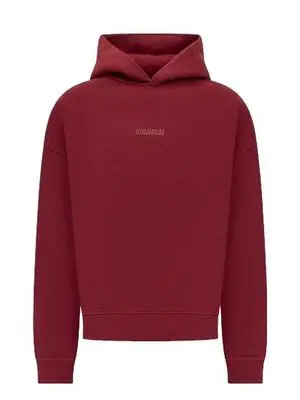 Dsquared2 Logo Patch Hoodie - Red