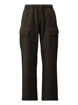 C.P. COMPANY Diagonal Raised Fleece Cargo Sweatpants - Shadow-gray