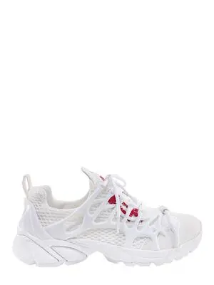 44 LABEL GROUP Symbiont Mesh Low-top Sneakers - White