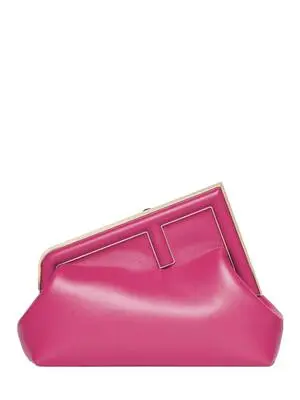 FENDI Fendi First Midi Oversized F Clasp Bound Tote Bag