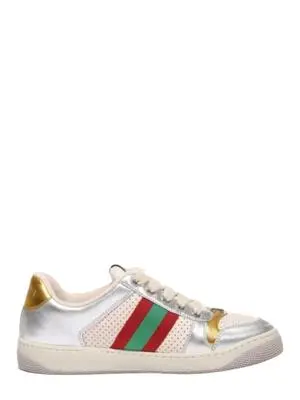 Gucci Lace-up Low-top Sneakers - Nude