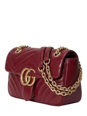 Gucci Marmont Small Shoulder Bag - Red