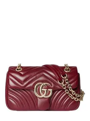Gucci Gucci Marmont Small Shoulder Bag Red