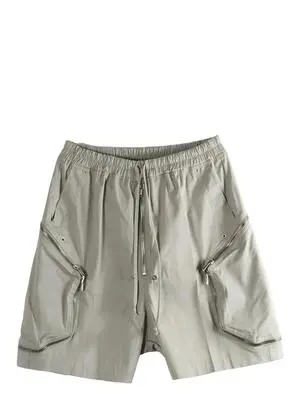 Rick Owens Rick Owens Temple Heizer Bela Zip Detail Shorts Gray