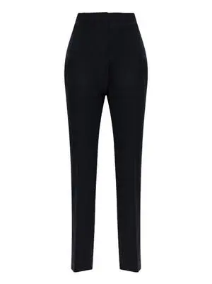Fabiana Filippi Pleated Slim-fit Trousers - Black