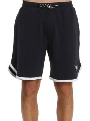 Emporio Armani Logo Drawstring Shorts - Black