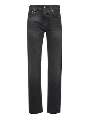 HAIKURE High-rise Straight Jeans - Black