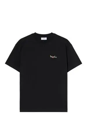 OFF-WHITE Off-White Arrow Flower Printed Crewneck T-Shirt