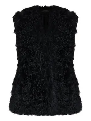 Dolce & Gabbana Kalgan Fur Vest - Black