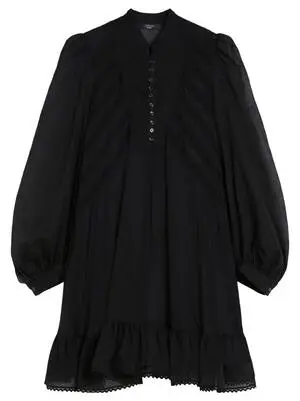 MAX MARA Weekend Max Mara Flared Hem Mini Dress With Lace Detail
