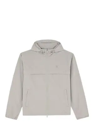Polo Ralph Lauren Zip-up Hooded Jacket With Embroidered Logo - Gray