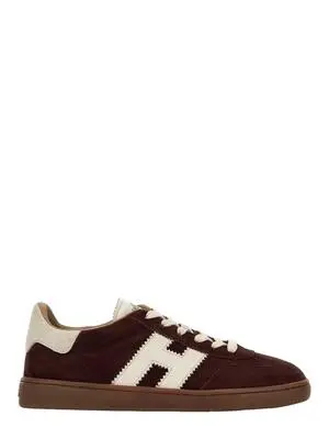 Hogan Cool Side H Patch Sneakers - Burgundy