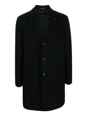 Tagliatore Single-breasted Coat - Black