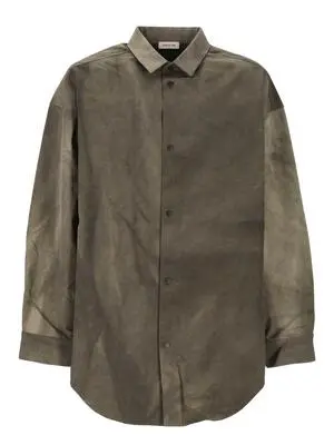 Fear Of God Tie-dye Cotton Shirt - Brown