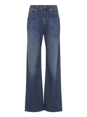 Brunello Cucinelli Boyfriend Jeans - Blue