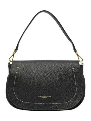 GIANNI CHIARINI Flap Shoulder Bag - Black