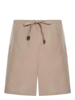 Max Mara Max Mara Quebec Drawstring Shorts Beige