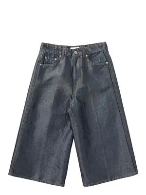GANNI Belt Loops Shorts - Black