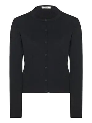THE ROW Long-sleeve Cardigan - Black