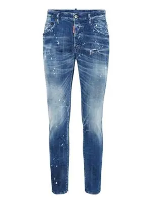 Dsquared2 Distressed Skater Jeans - Blue