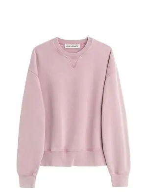 Our Legacy Crewneck Sweatshirt With V-detail - Pink