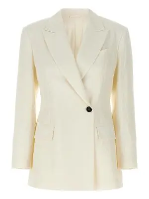 BRUNELLO CUCINELLI Brunello Cucinelli Double Breasted Tailored Blazer