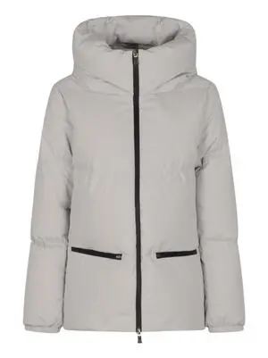 Herno Logo-print Padded Jacket - Gray