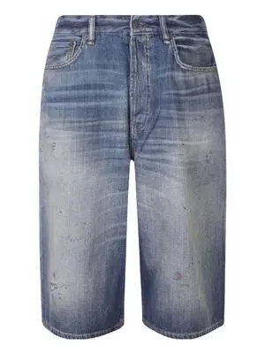 Acne Studios Distressed Wide-leg Jeans - Gray