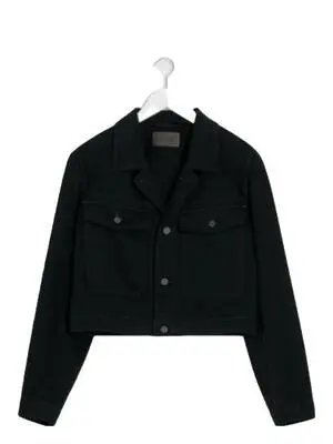 LEMAIRE Long Sleeve Denim Jacket - Black