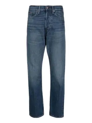 Polo Ralph Lauren Rigid High Waist Cropped Jeans - No