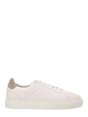 Brunello Cucinelli Low Top Lace-up Sneakers - White