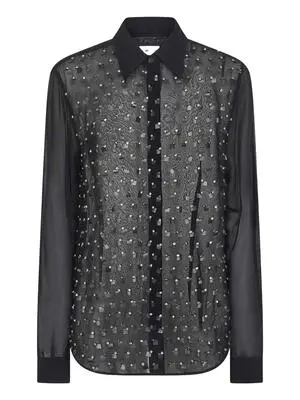 Dries Van Noten Long Sleeve Shirt - Black